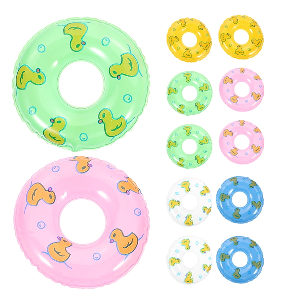 Masteelf 20pcs Mini Swim Rings Props Mini House Swimming Ring Props ...