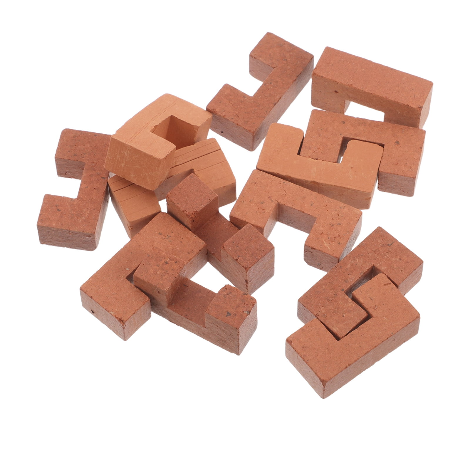 Masteelf 20pcs Miniature Bricks Model Wall Bricks Dollhouse Accessories ...
