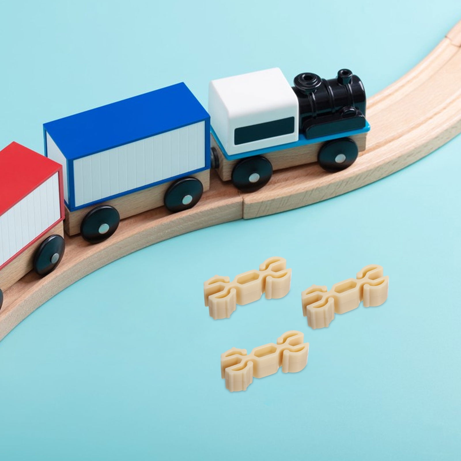 Masteelf 20pcs Plastic Train Track Accessories Miniature Train Tracks ...