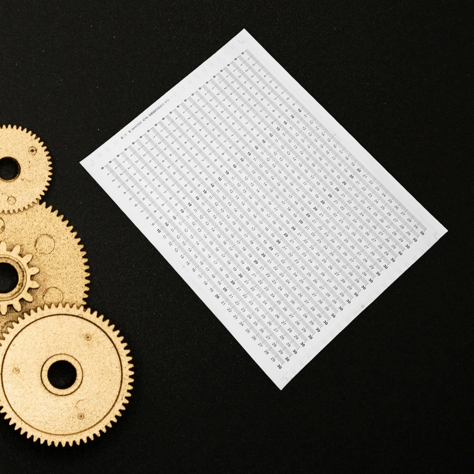 Masteelf 20pcs Scale Ruler Stickers Tape Measure Sticker Adhesive ...