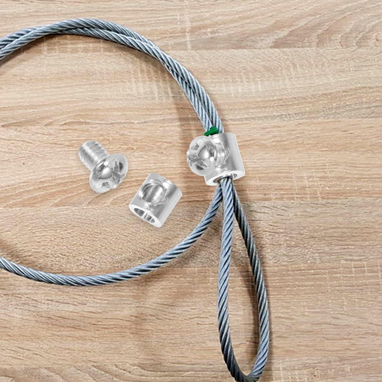 Masteelf 20pcs Steel Cable Lock with Self Locking Mechanism Ideal for ...