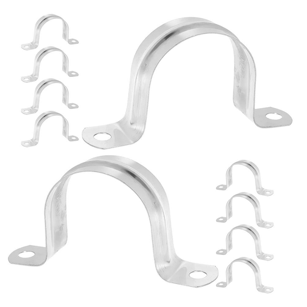 Masteelf 20pcs U Shaped Pipe Clamps Stainless Steel U Brackets Heavy ...