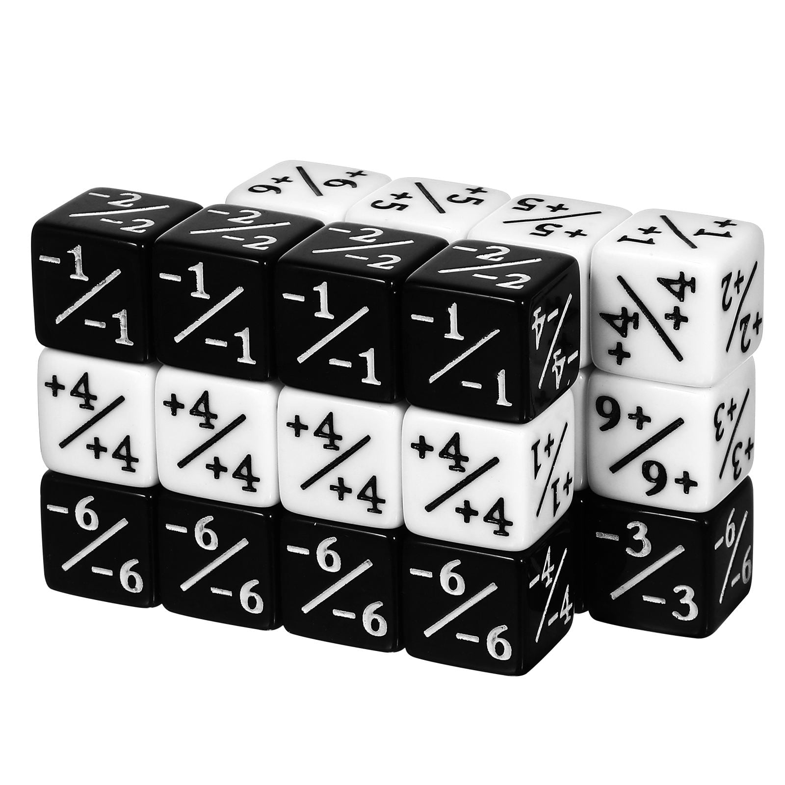 Masteelf 24 Pcs Dices Game Dice Props Entertainment Dices Acrylic Dice ...