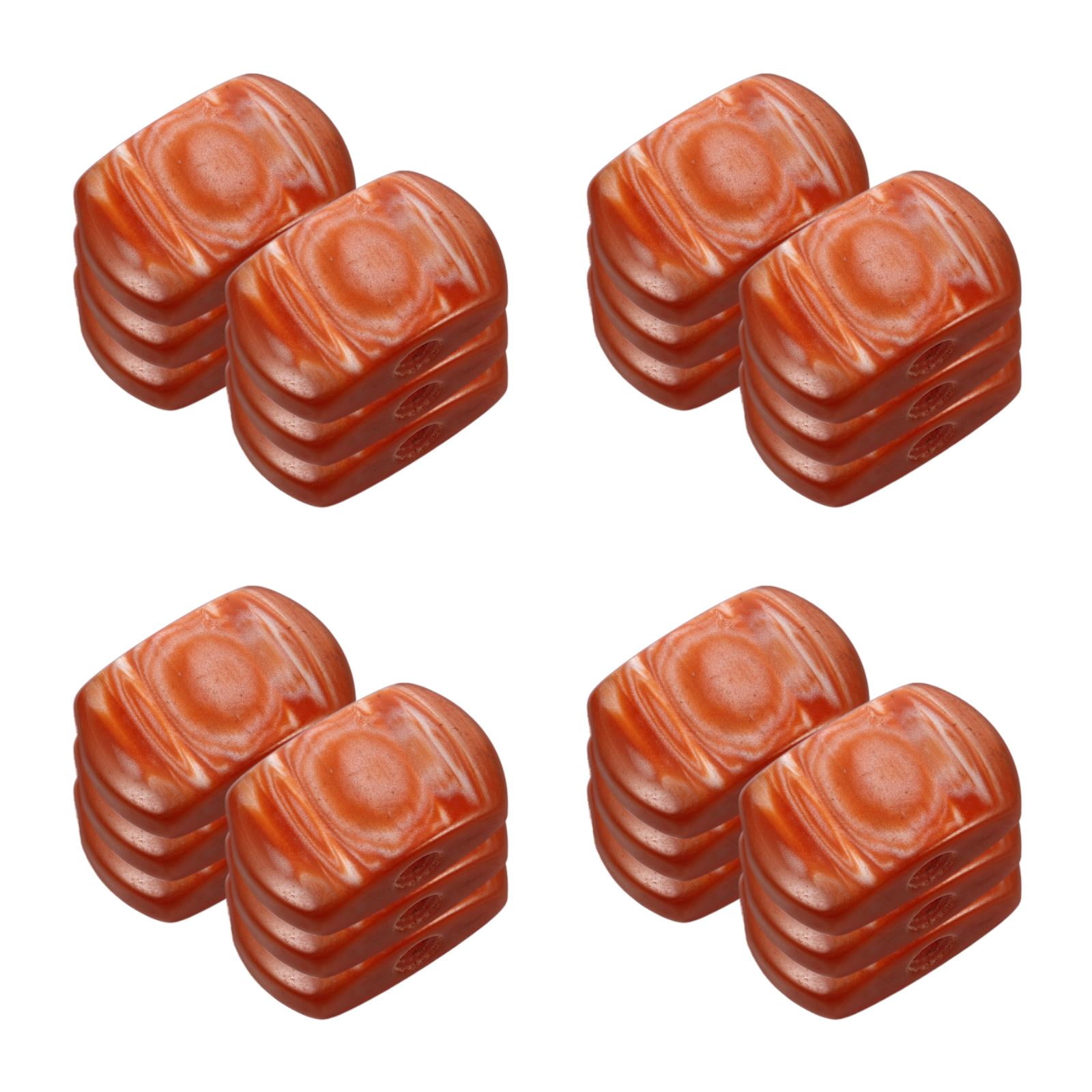 Masteelf 24 Pcs Guitar Tuning Peg Buttons Guitar Machine Head Button ...