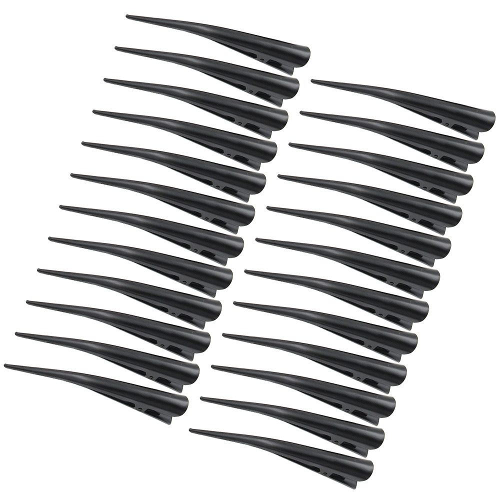 Masteelf 24 Pcs Hairdressing Clips Clipper Sectioning Banana for Women ...