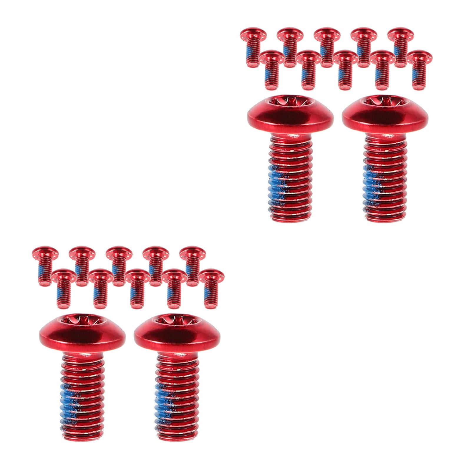 Masteelf 24 Pcs Mountain Bikes Disc Brake Bolts Screws Bicycle Brake ...