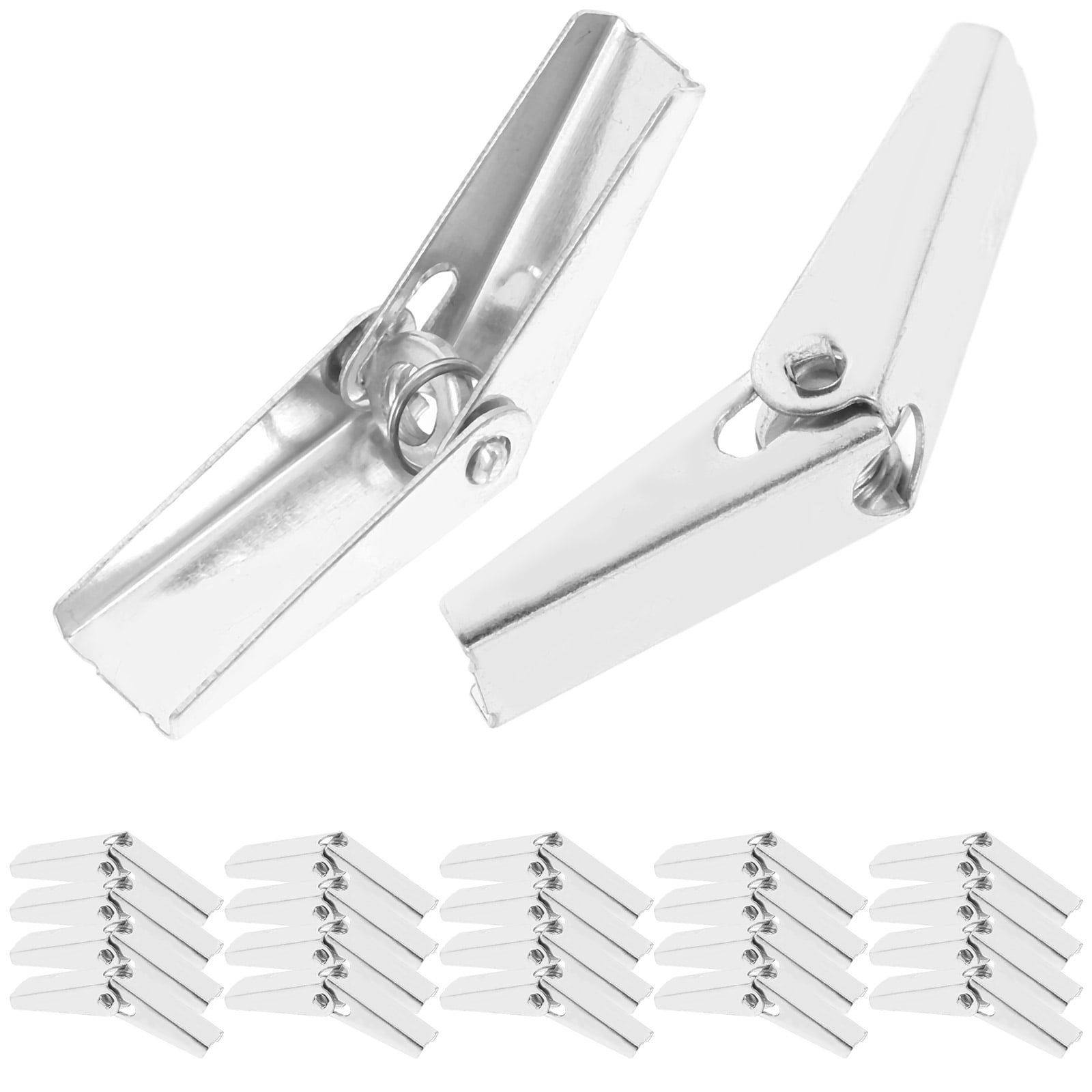 Masteelf 24 Pcs Orchid Clip Wing Nuts Toggle Bolt Spring Loaded Drywall ...