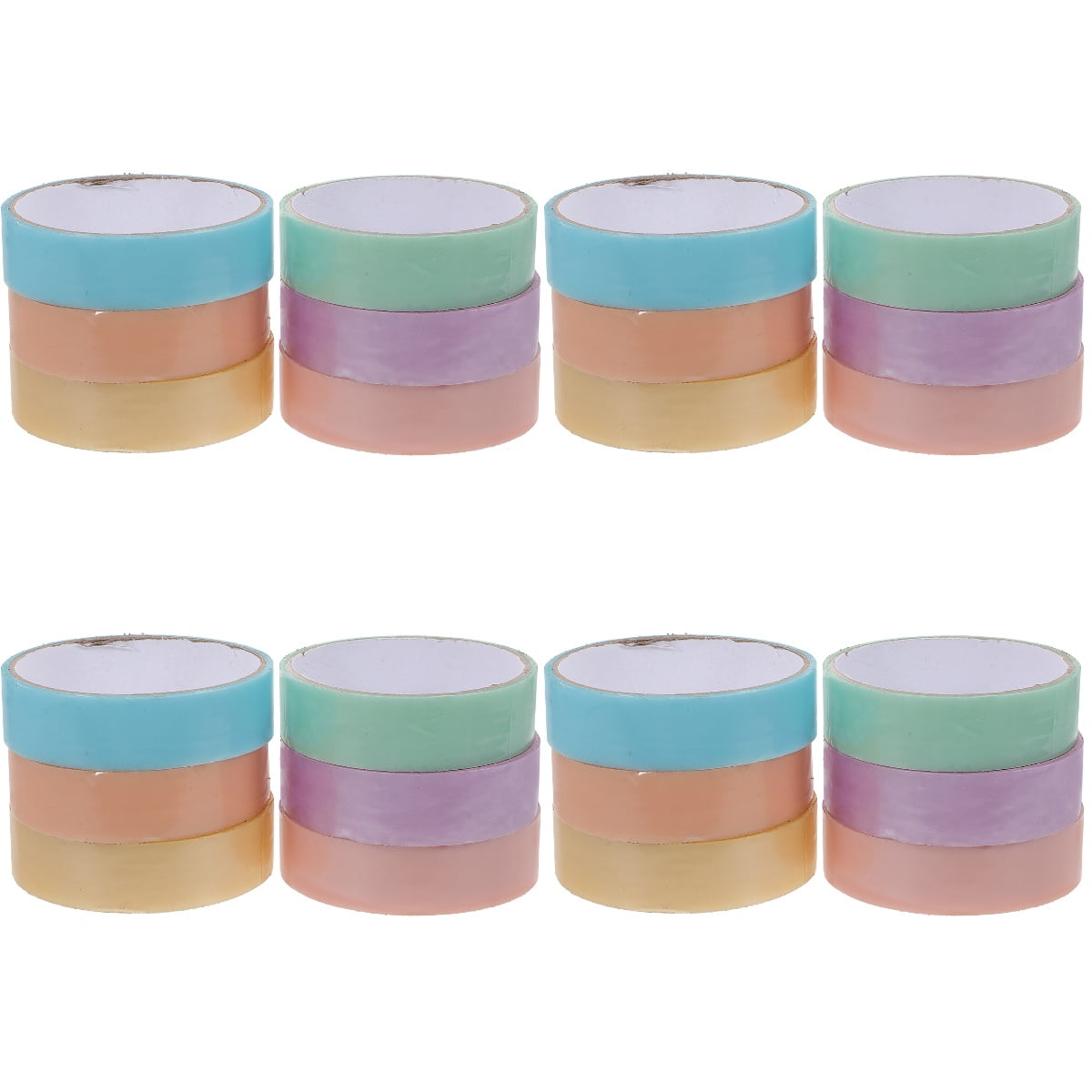 Masteelf 24 Rolls Sticky Ball Tapes Adhesive Tapes Decompression Tape ...