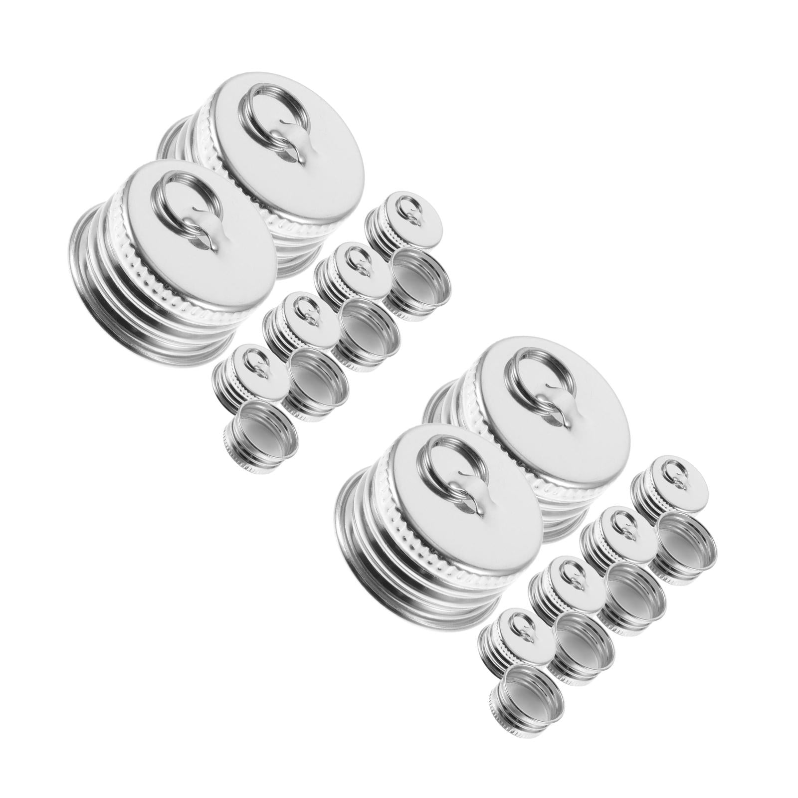 Masteelf 24 pcs Cans Oral Liquid Bottles Lamps With Electroplated ...
