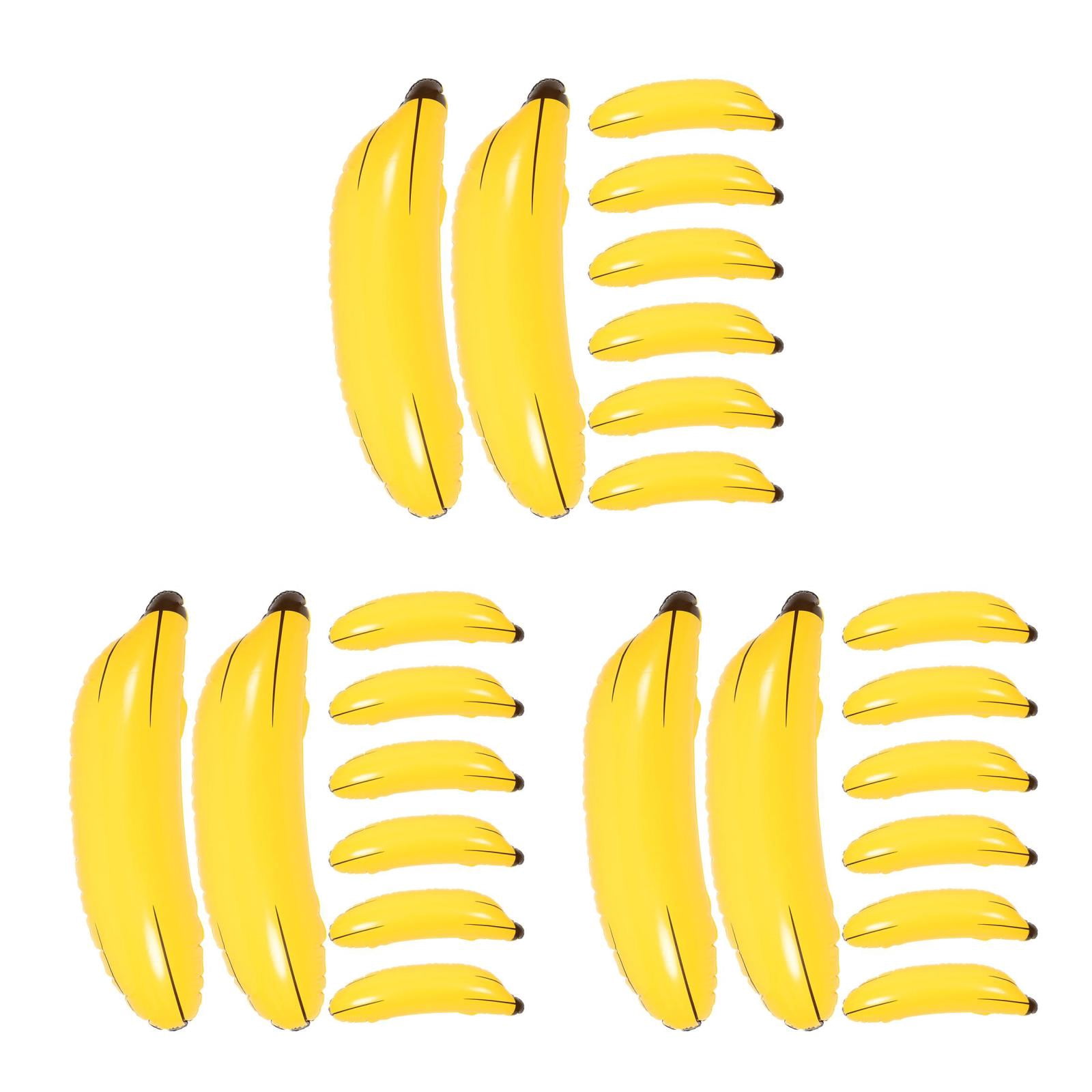 Masteelf 24 pcs Giant Inflatable Banana Props Large Blow Up Banana ...