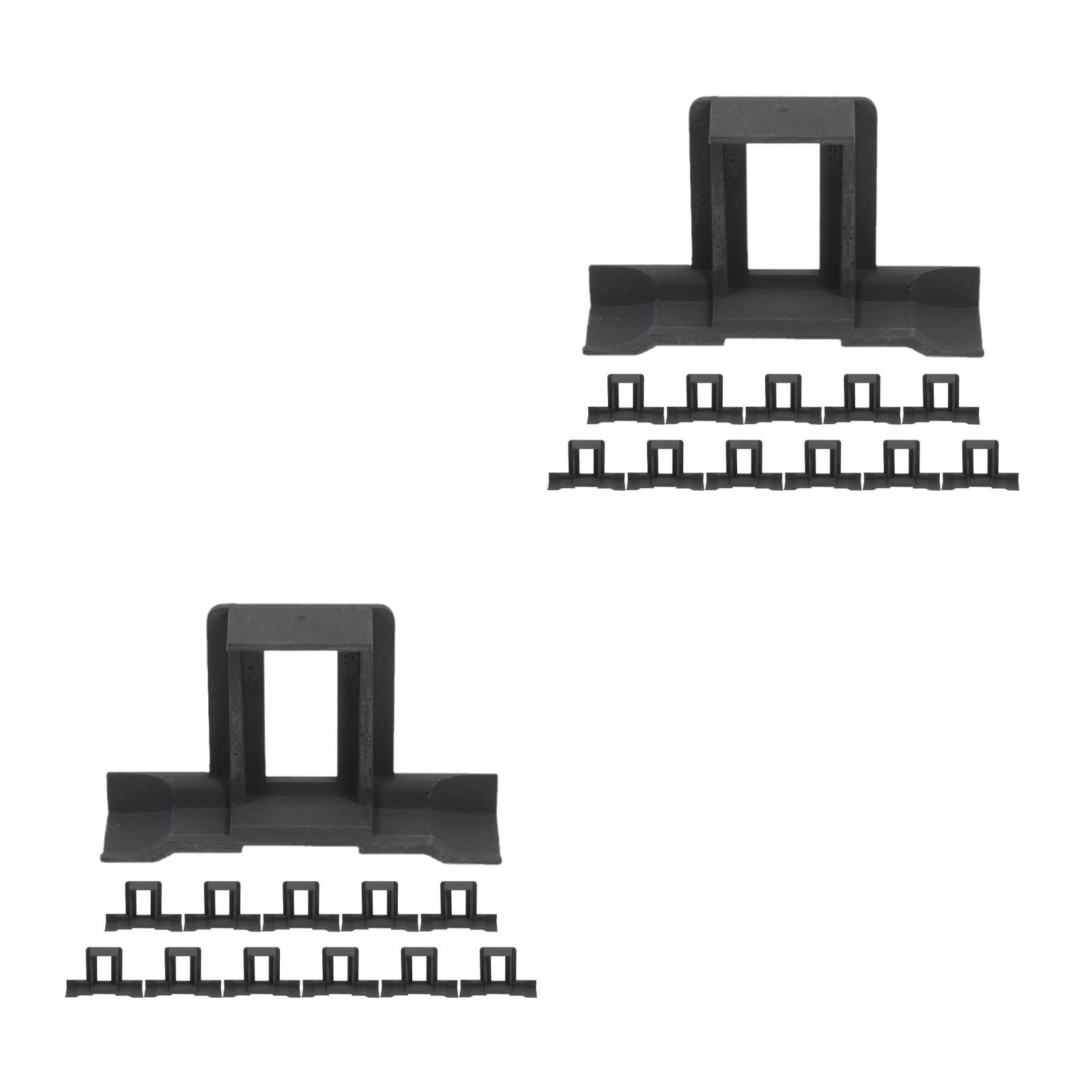 Masteelf 24 pcs Panel Water Guide Clips and Solar Panel Water Drainage ...