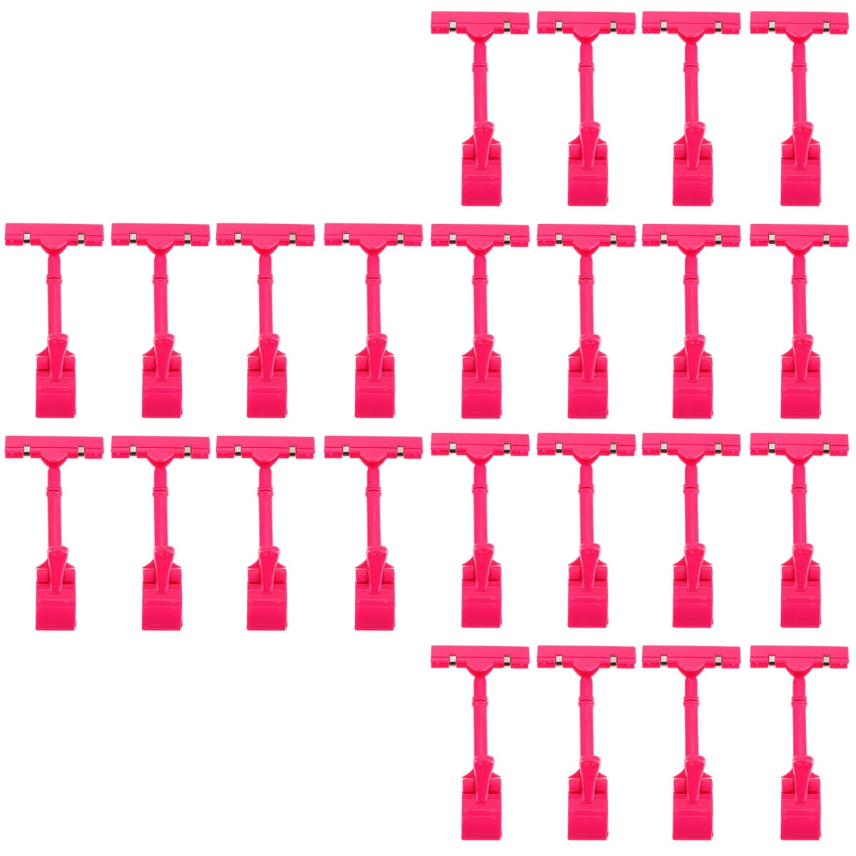 Masteelf 24 pcs Plastic Shelf Label Holder Merchandise Sign Clips ...