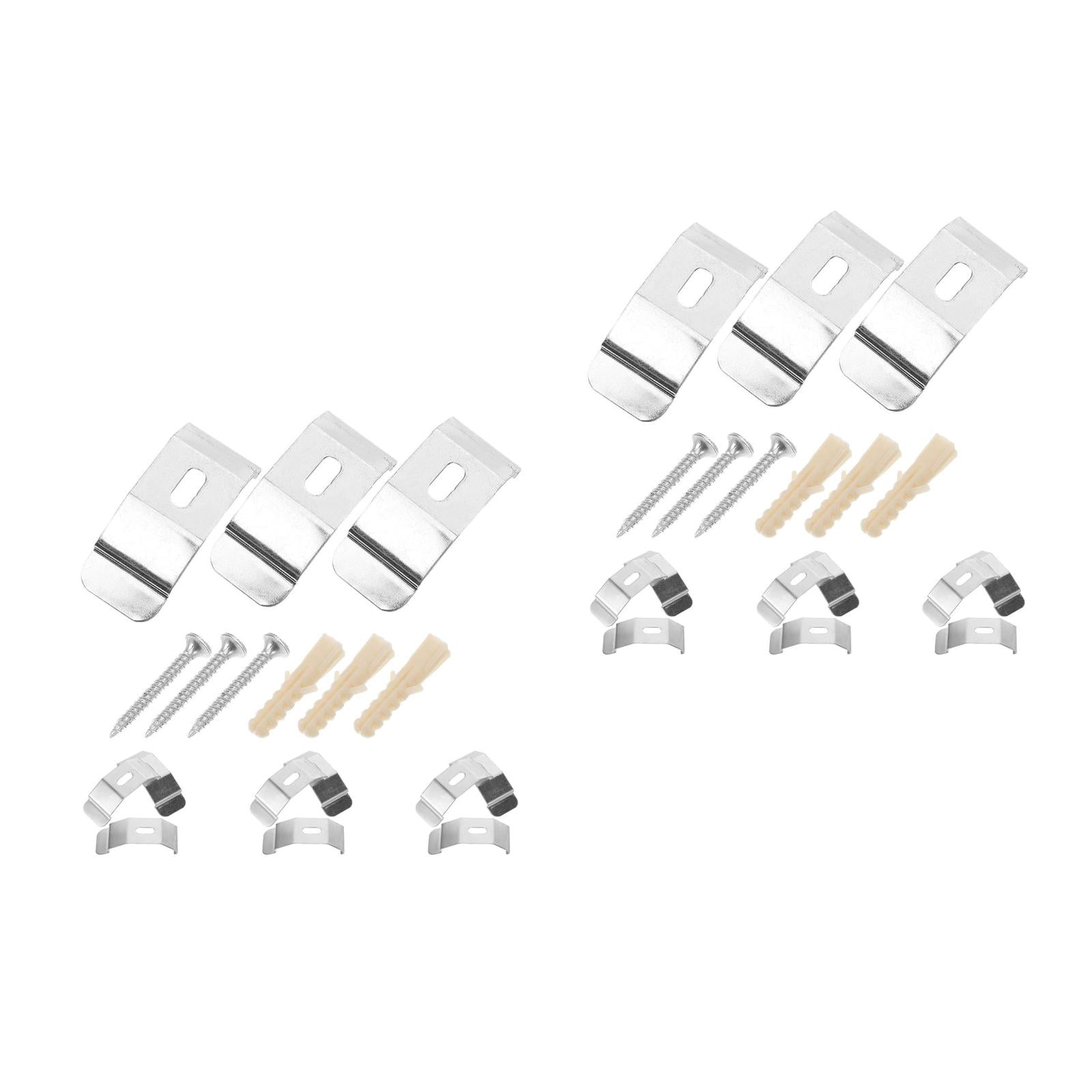 Masteelf 24 pcs Roller Shade Mounting Brackets Curtain Rod Support ...