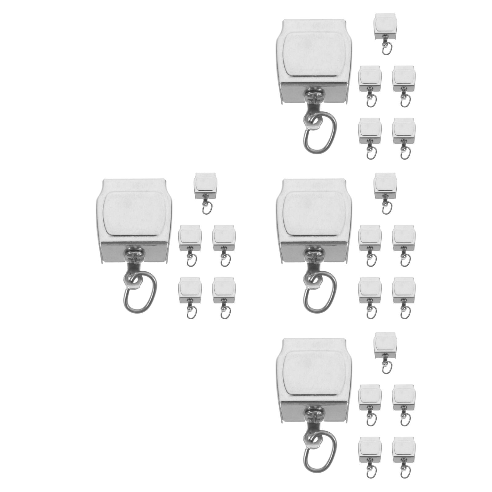 Masteelf 24 pcs Stainless Steel Curtain Caps Curtain System End Stop ...