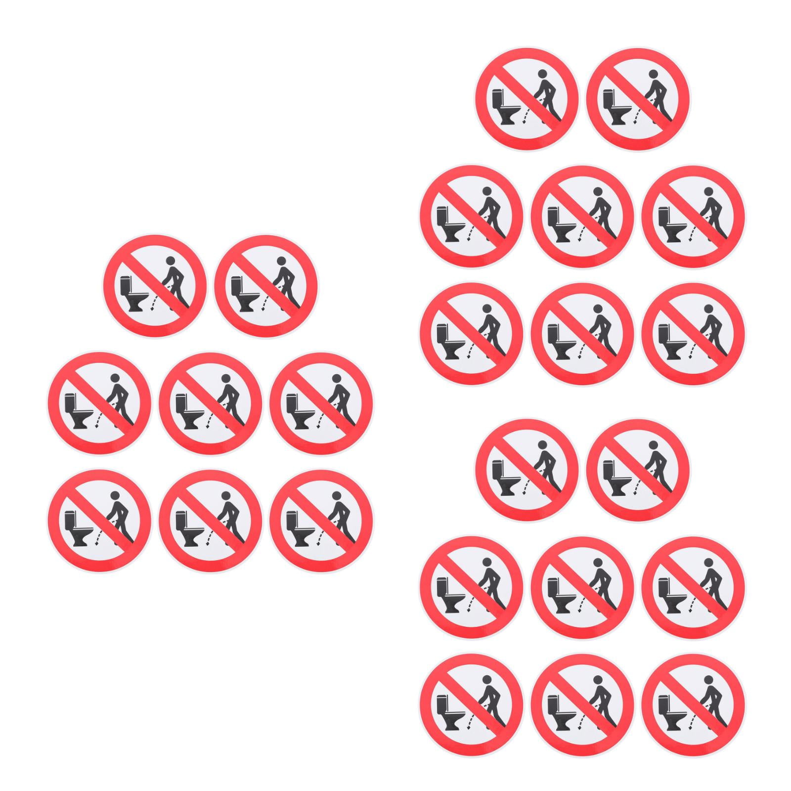 Masteelf 24 pcs Toilet Target Aiming Stickers Hit The Targets Stickers ...