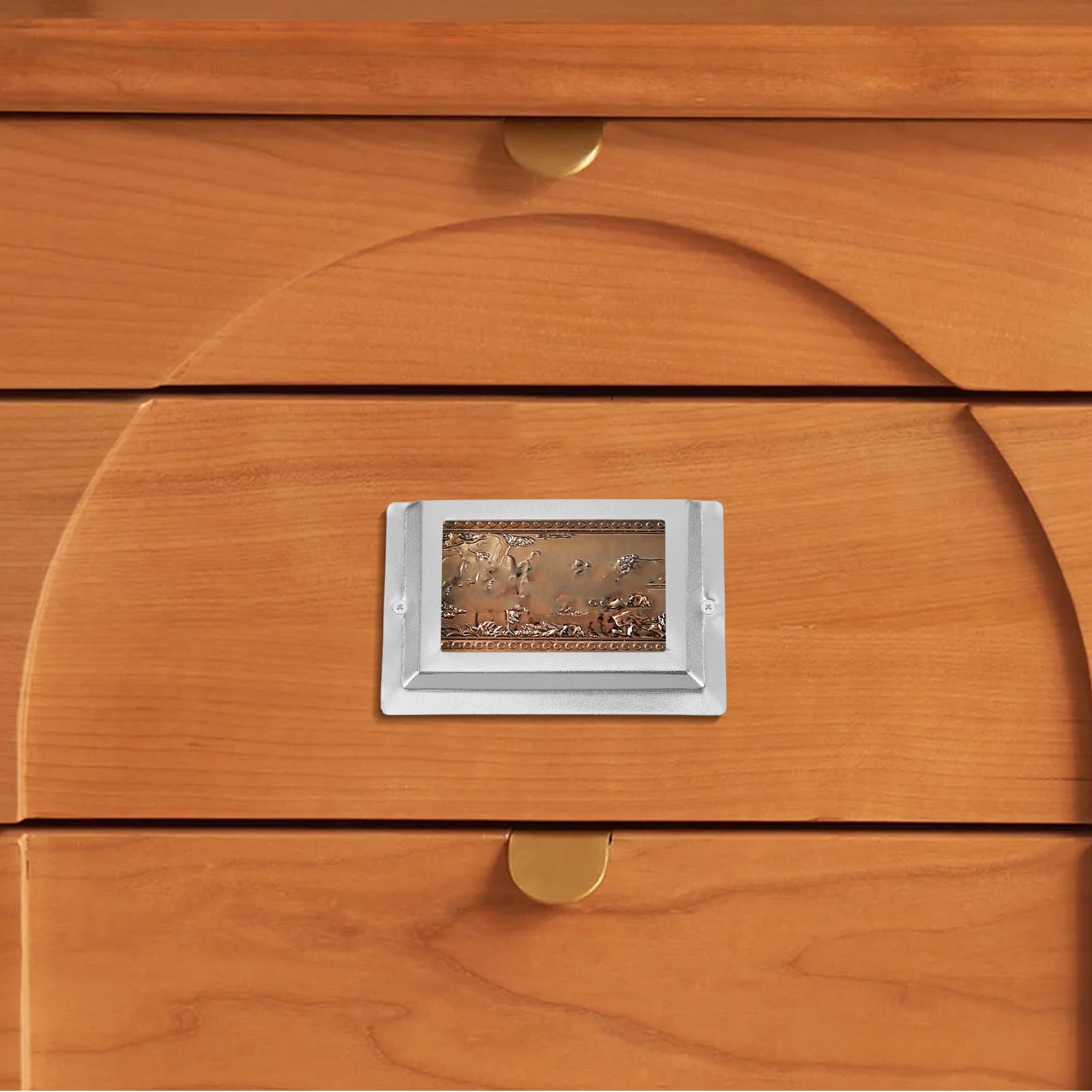 Masteelf 24pcs Antique Label Holders Metal Drawer Pulls Decorative ...