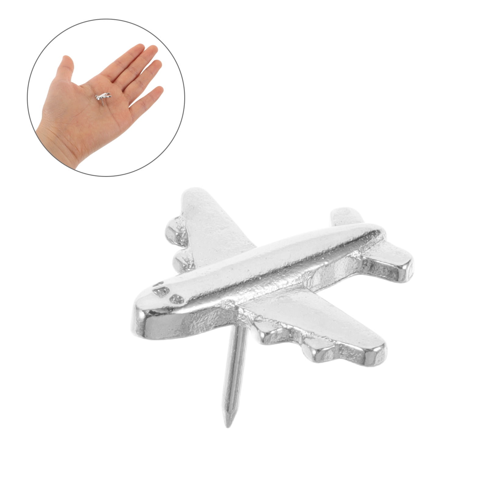 Masteelf 24pcs Decorative Metal Airplane Push Pins Cute and Sturdy ...