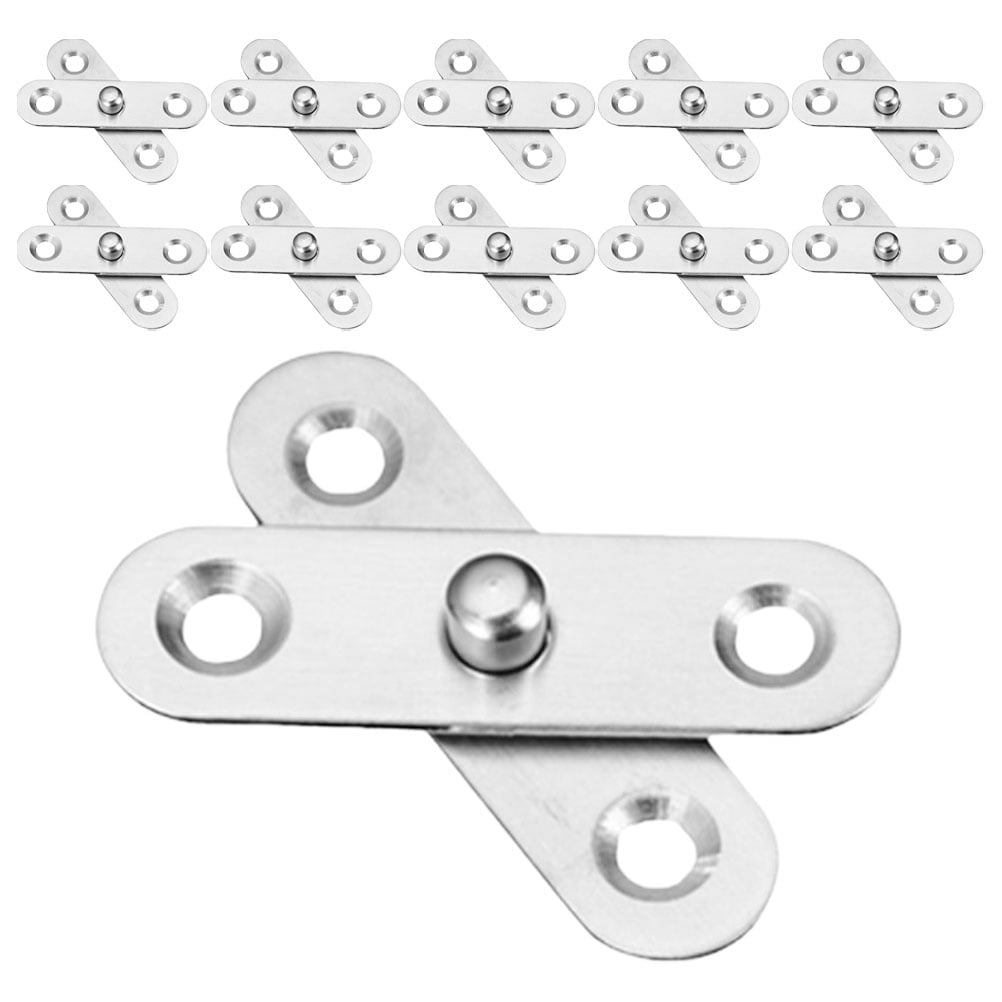 Masteelf 24pcs Door Pivot Hinge 360 Degree Concealing Hinges Stainless ...
