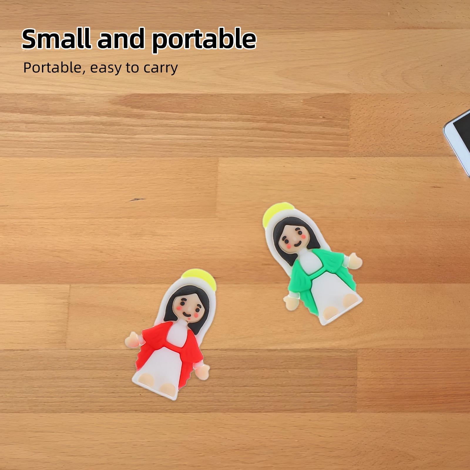 Masteelf 25 Pcs Little Virgin Mary Figures Tiny Mini Virgin Mary ...