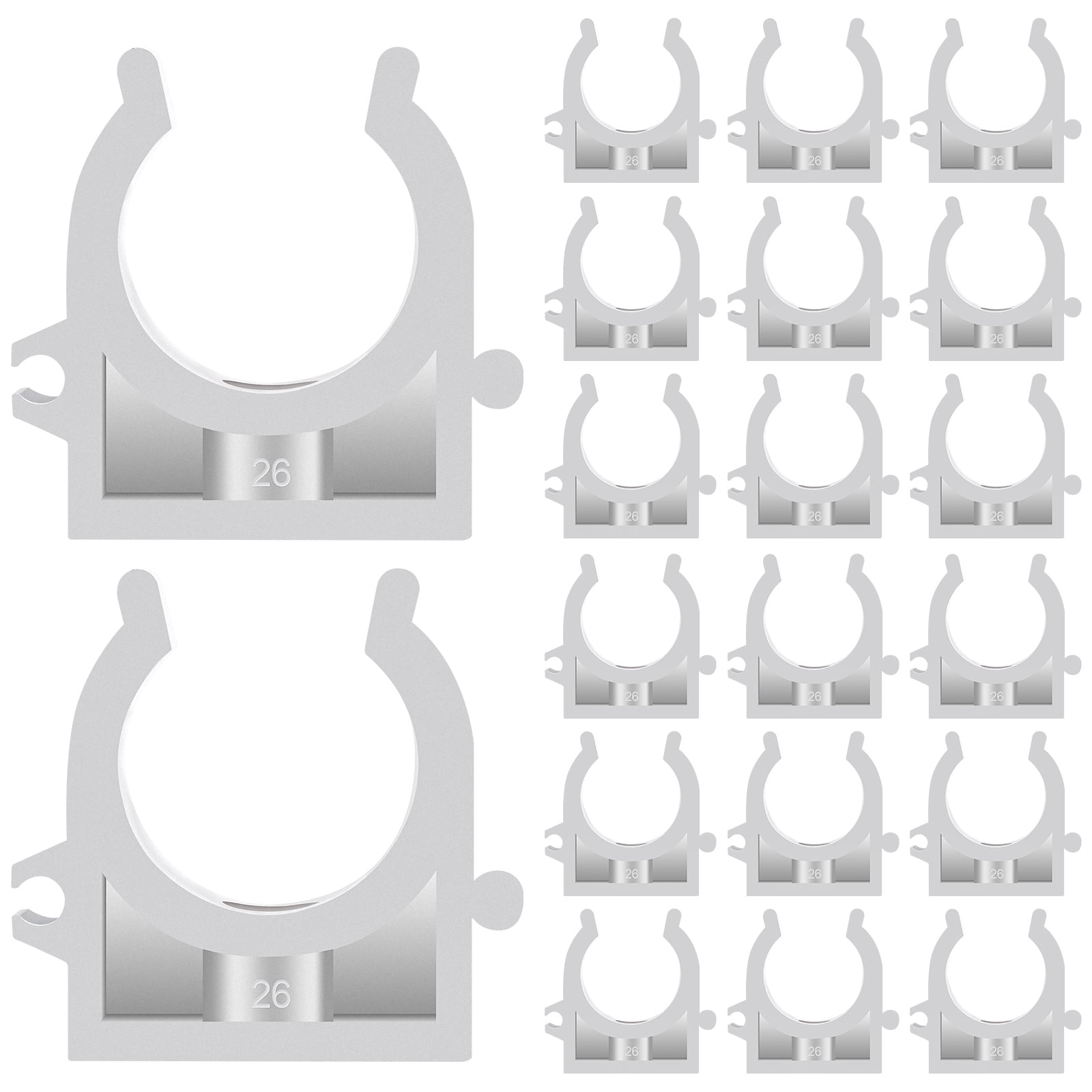 Masteelf 25 Pcs Water Clamps Plastic Clips Multi-Functional Clamp ...