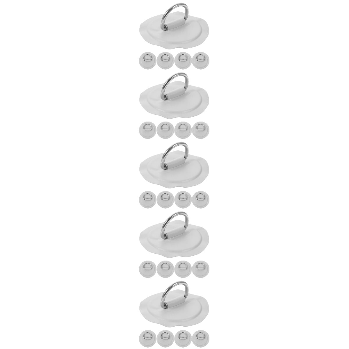 Masteelf 25 pcs Inflatable Boat D Rings Kayak Surfboard D Rings Pad ...
