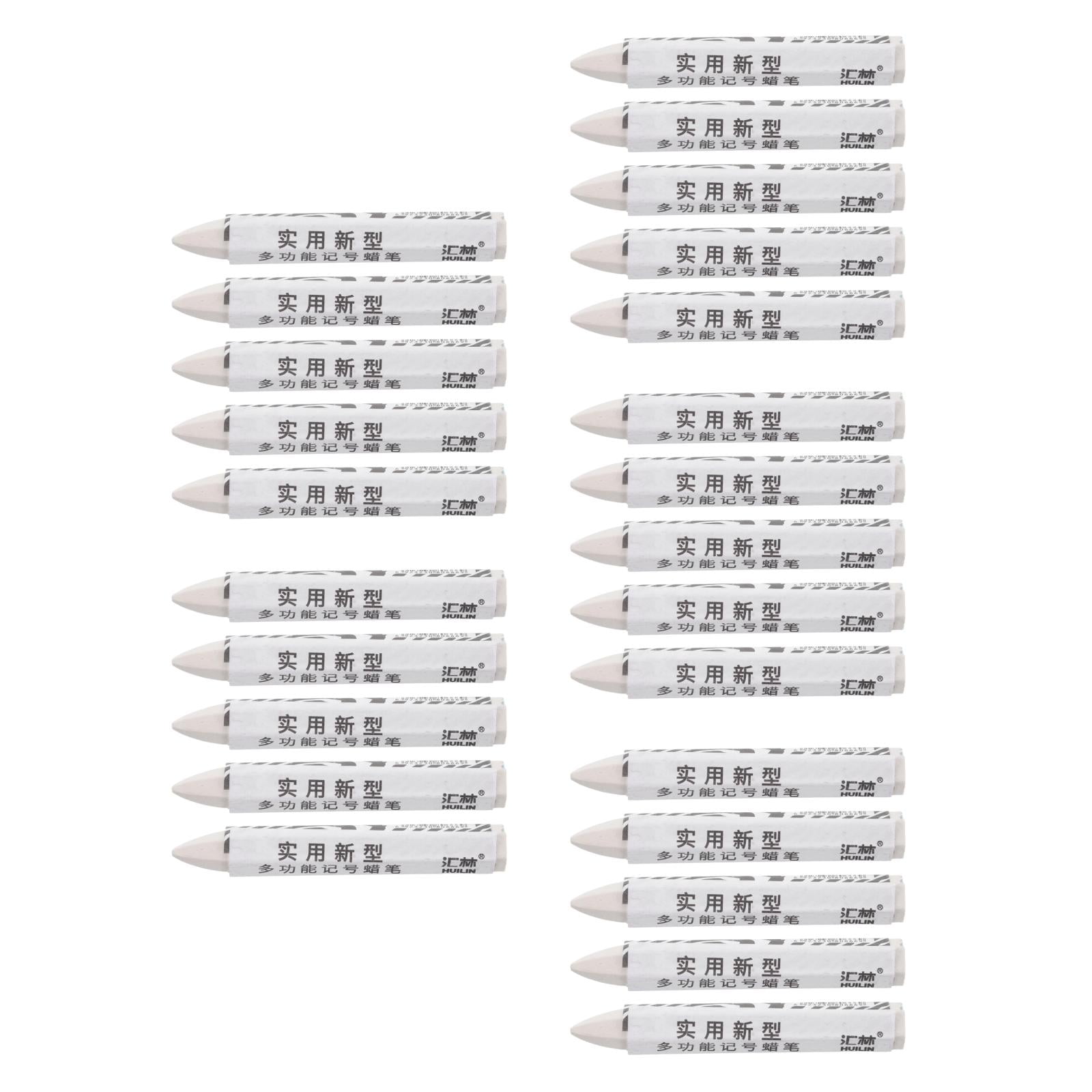 Masteelf 25 pcs Waterproof Tire Paint Pen White Tire Marking Crayon For ...
