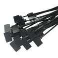 Masteelf 250 Pcs 4x150 Durable Self-locking Nylon Core Electric Cable ...