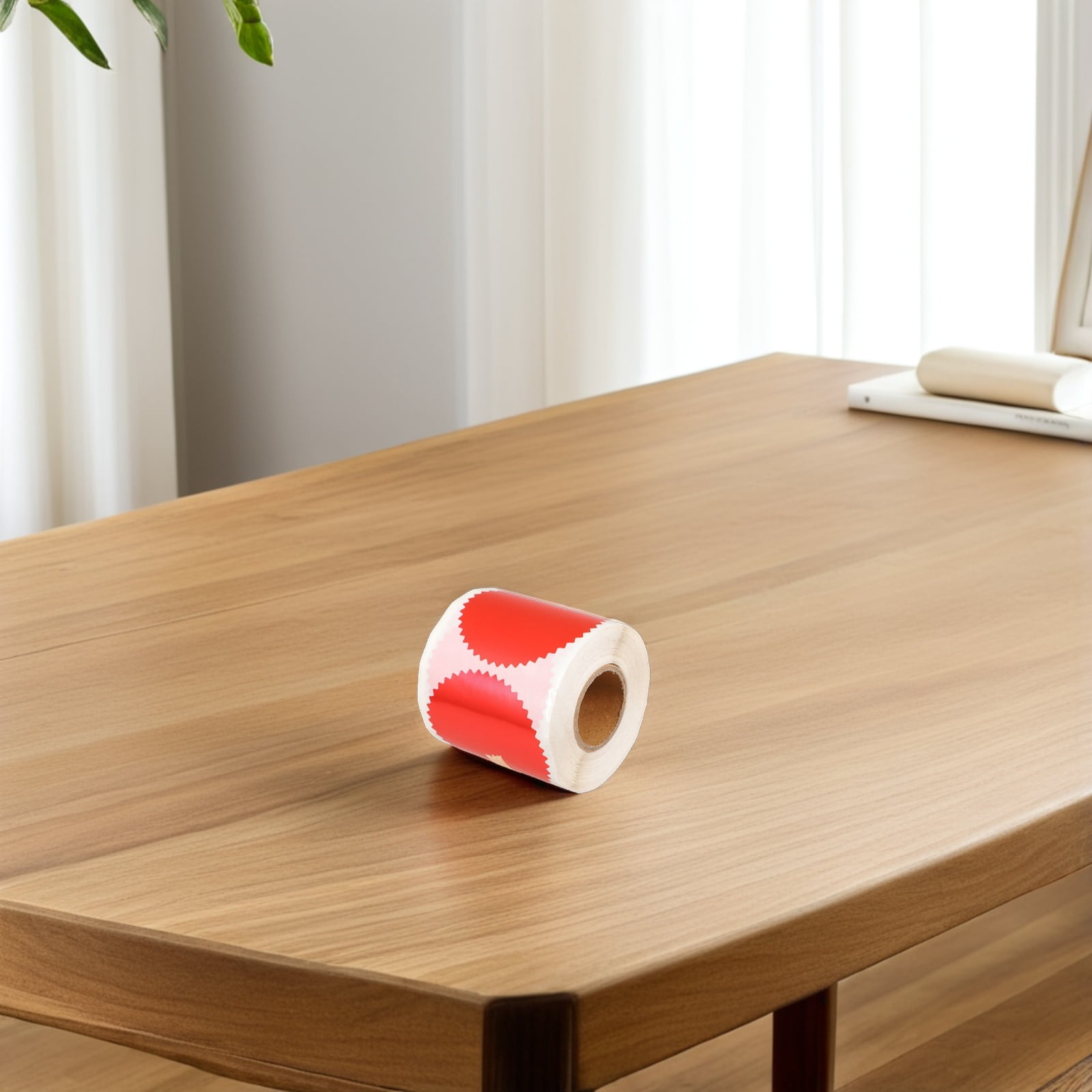 Masteelf 250pcs Embossing Stickers Blank Metallic Red Certificate Seals ...