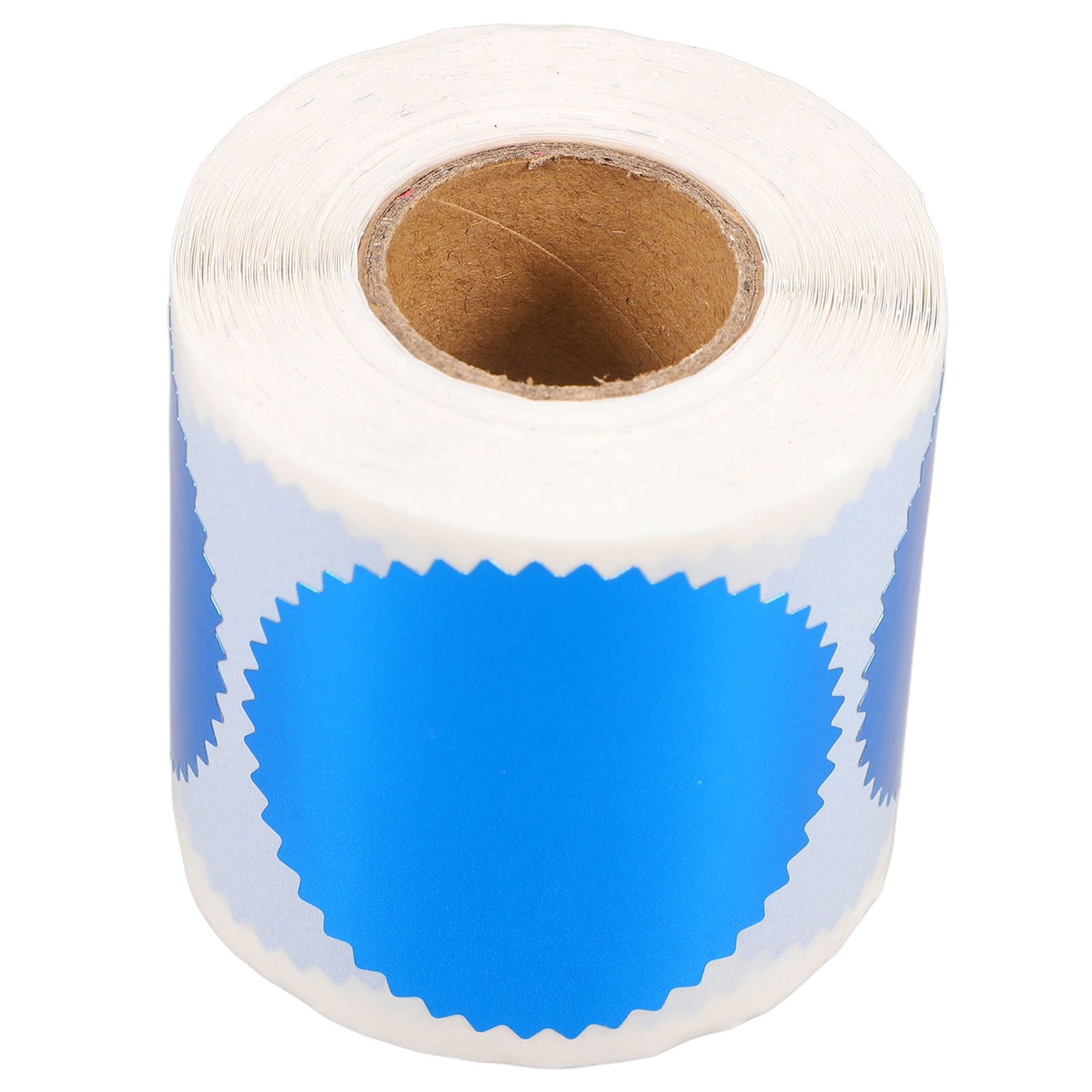 Masteelf 250pcs Round Blue Metallic Seals With Serrated Edge For ...
