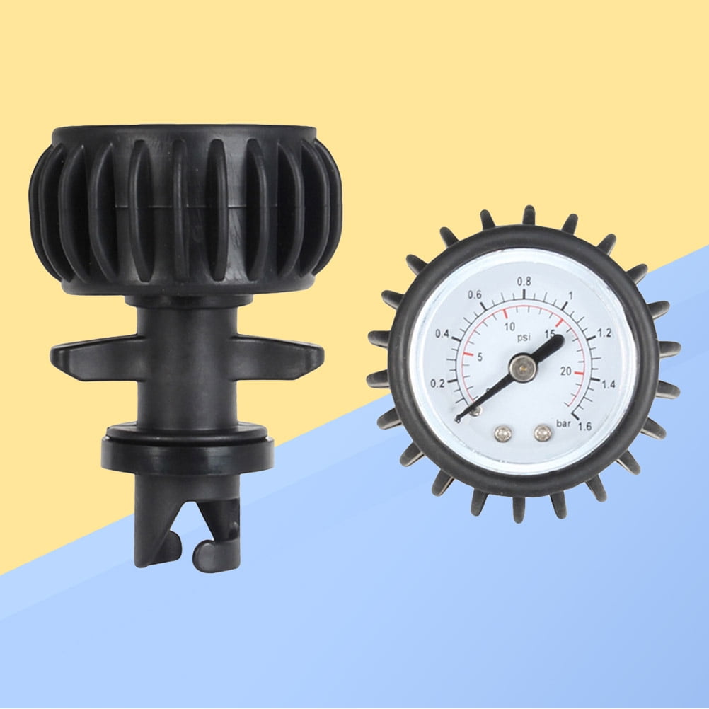 Masteelf 25PSI Pressure Gauge Air Thermometer for Inflatable Boat Kayak ...