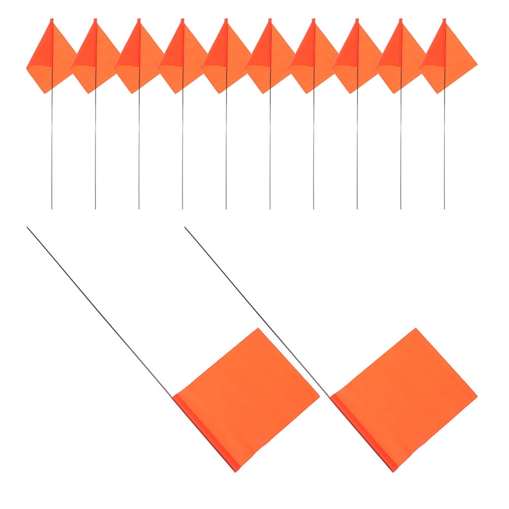 HEATSHAKING Marker Flags Orange 25Pcs 15.0X5.0X0.04In - Walmart.com