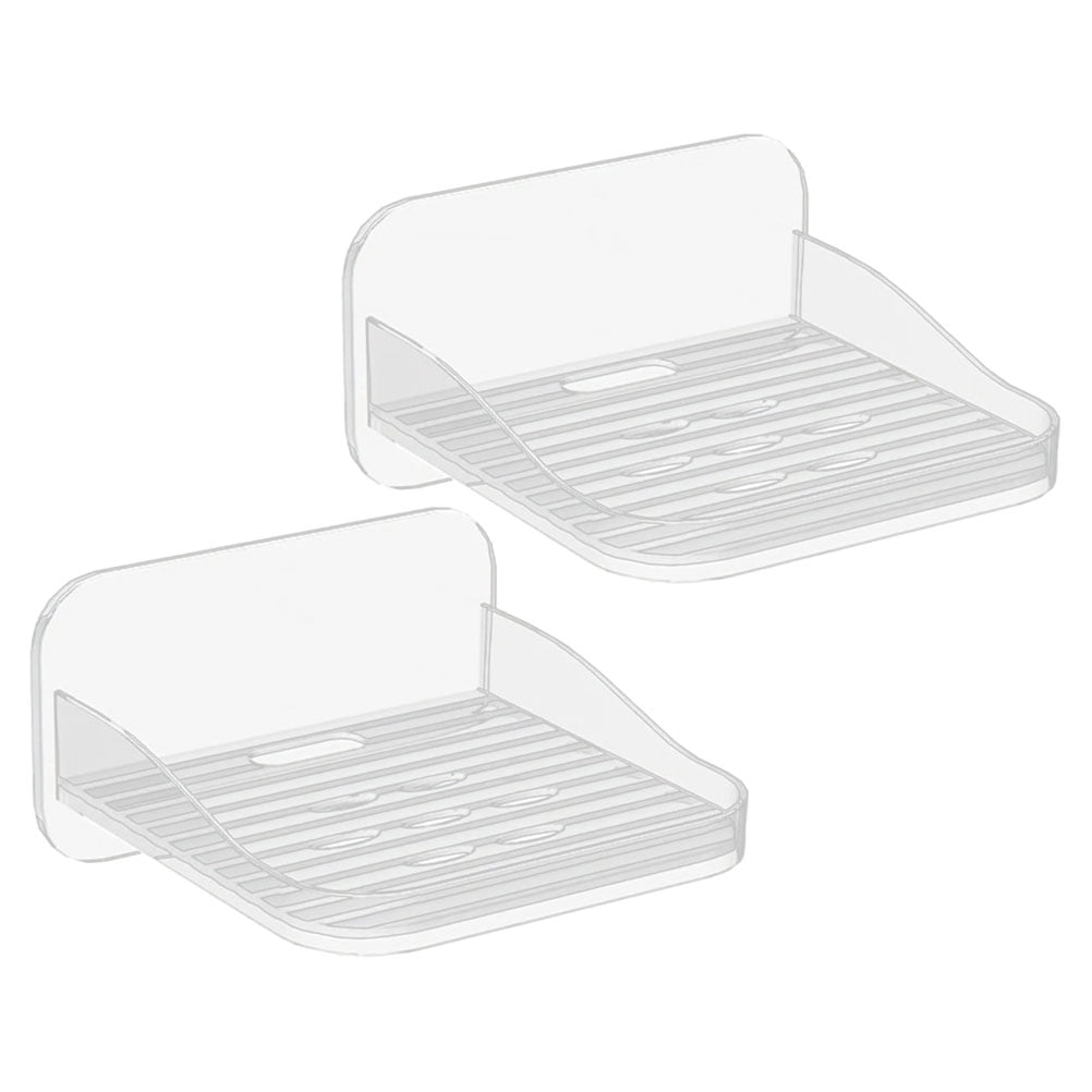 Masteelf 2PCS No Drill Plastic Small Wall Shelves for Camera, Mini ...