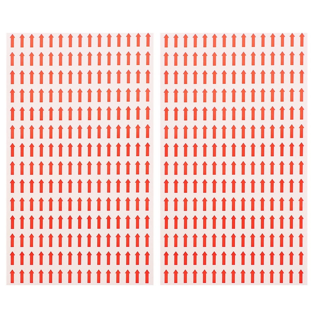 Masteelf 2PCS Red Arrow Stickers Self Adhesive Marking Small Arrow ...