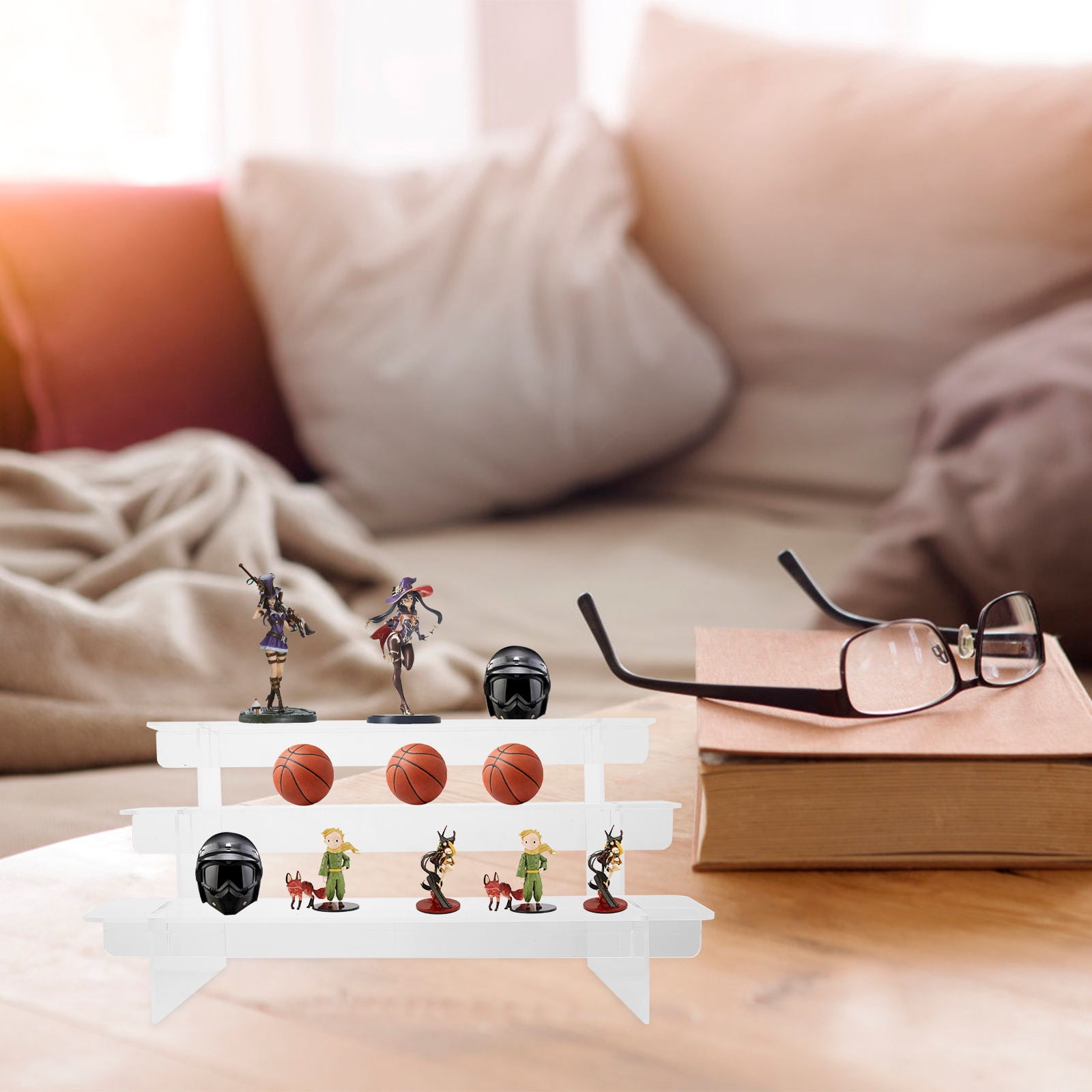 Masteelf 2Pack Desktop Double-Layer Storage Rack for Cosmetics and ...