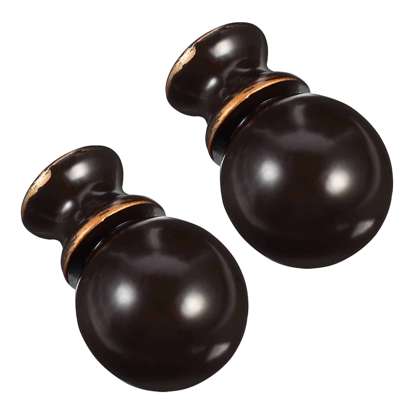 Masteelf 2Pack Plastic Coffee Retro Shape Finials for Lampshades for ...