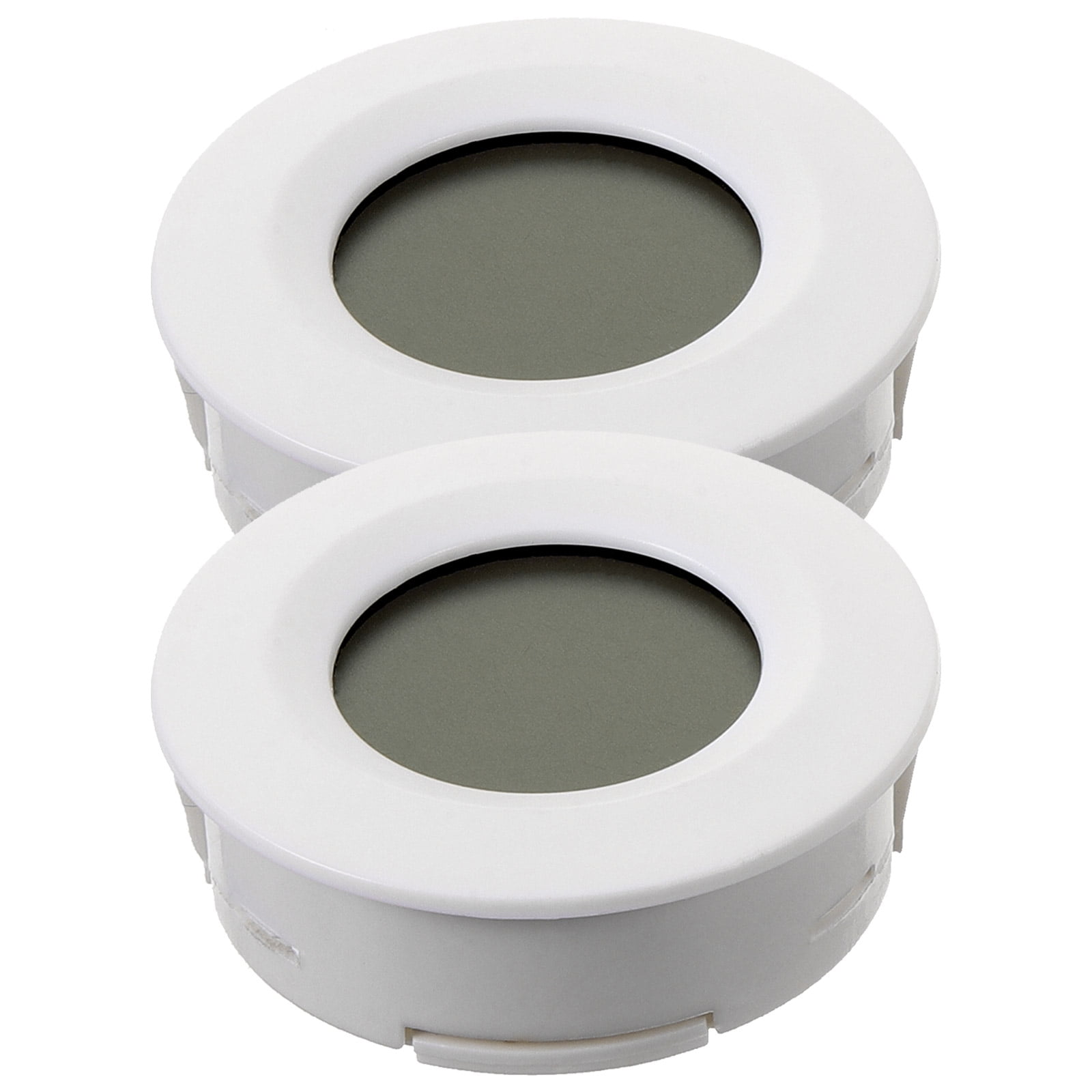 Masteelf 2Pc Round Shaped Digital Thermometer Hygrometer Humidity Meter ...