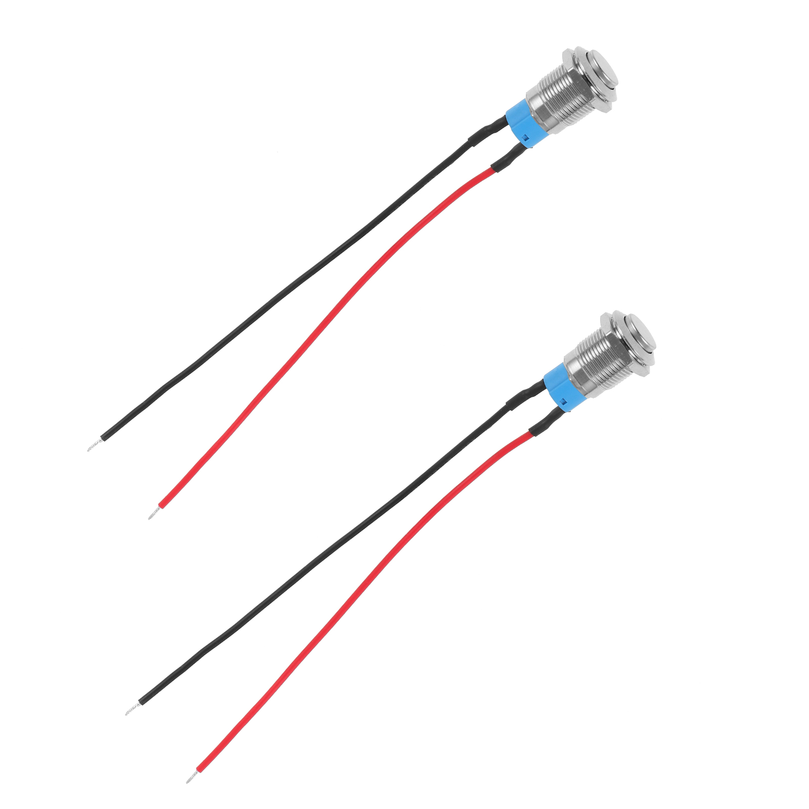 Masteelf Worgeous 2Pcs Instant Push Buttons with Wire Replacement Switch Buttons - Walmart.com