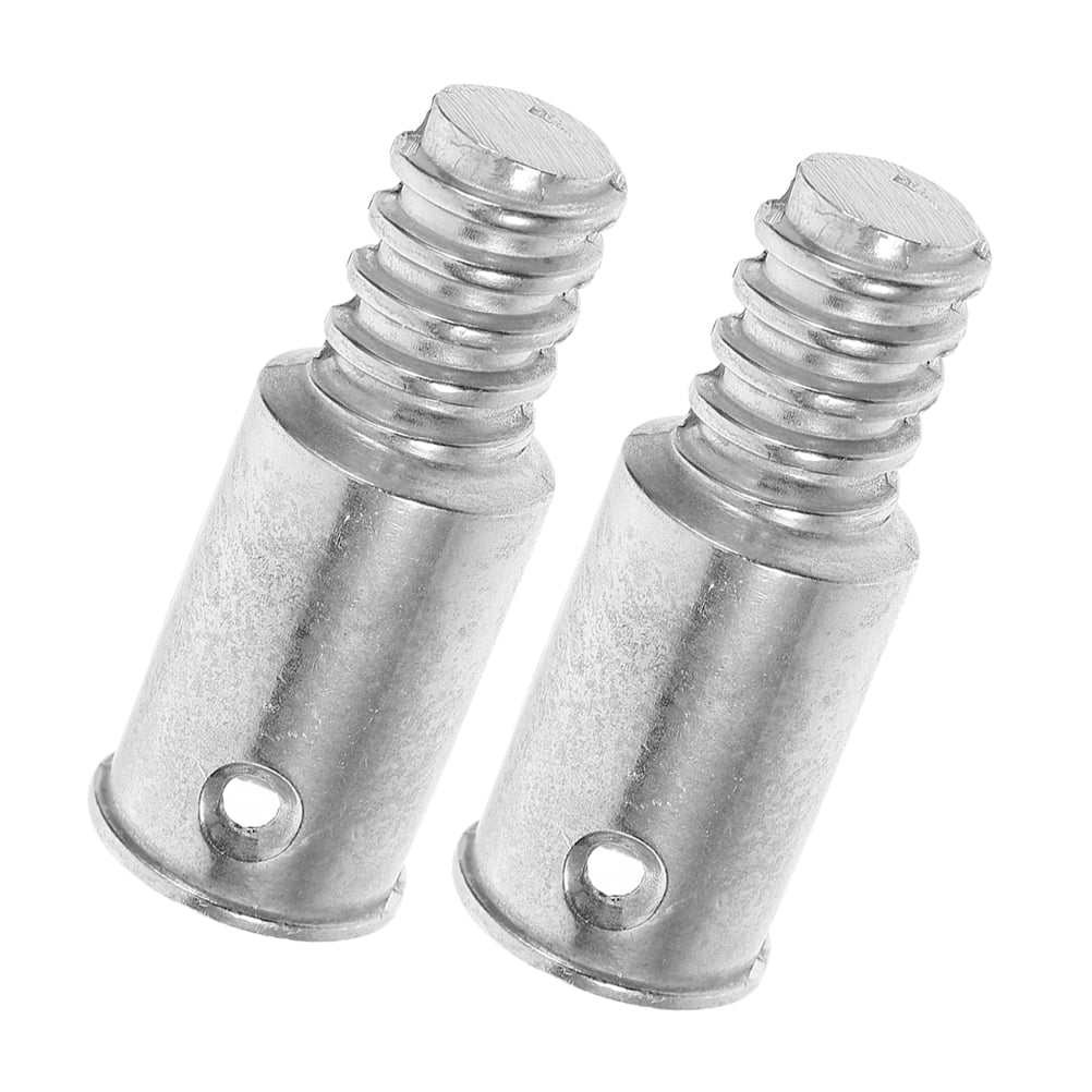 2Pcs Metal Threaded Handle Tips Replacements for Wood or Metal Broom ...