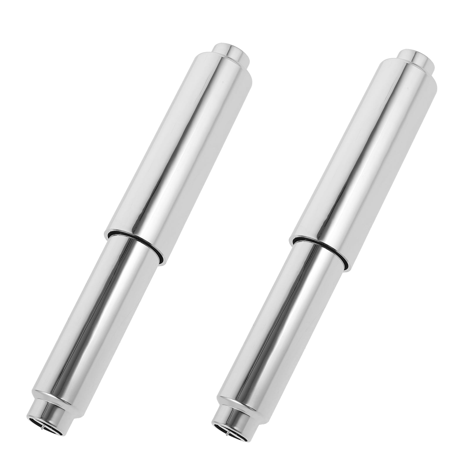Masteelf 2Set Spring Tissue Roll Rod Silver 16X0.79X0.55In Bathroom ...
