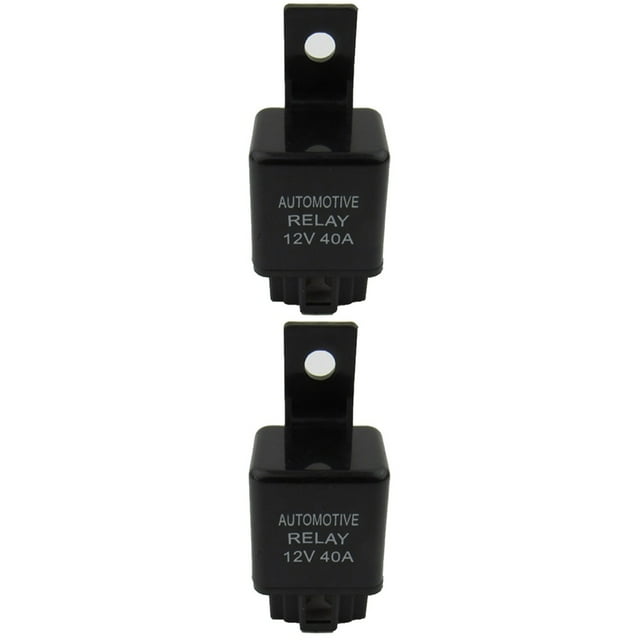 Masteelf 2pcs 12V 40A Car Relay Relay Light Automotive 4 Pin Socket ...