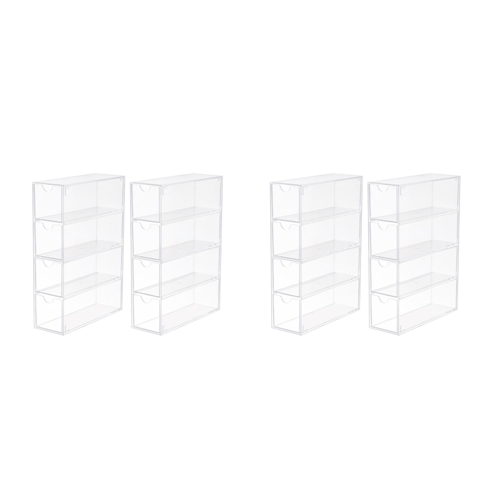 Masteelf 2pcs 2 Eyeglasses Display Box Four- layer Sunglasses Container ...