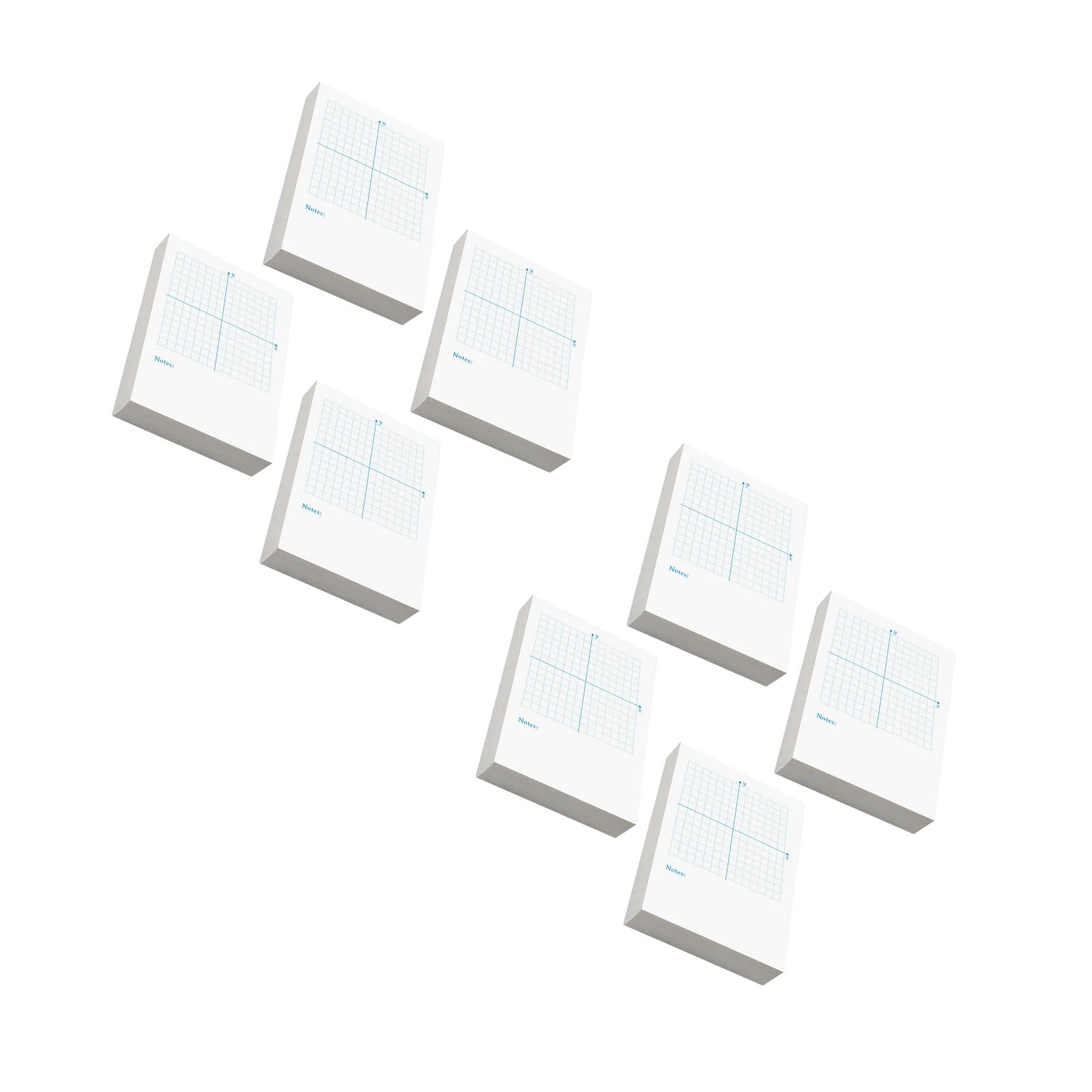Masteelf 2pcs 4 Books Math Notepads Grid Paper For Precise Graphing Math Drawing Papers Math ...