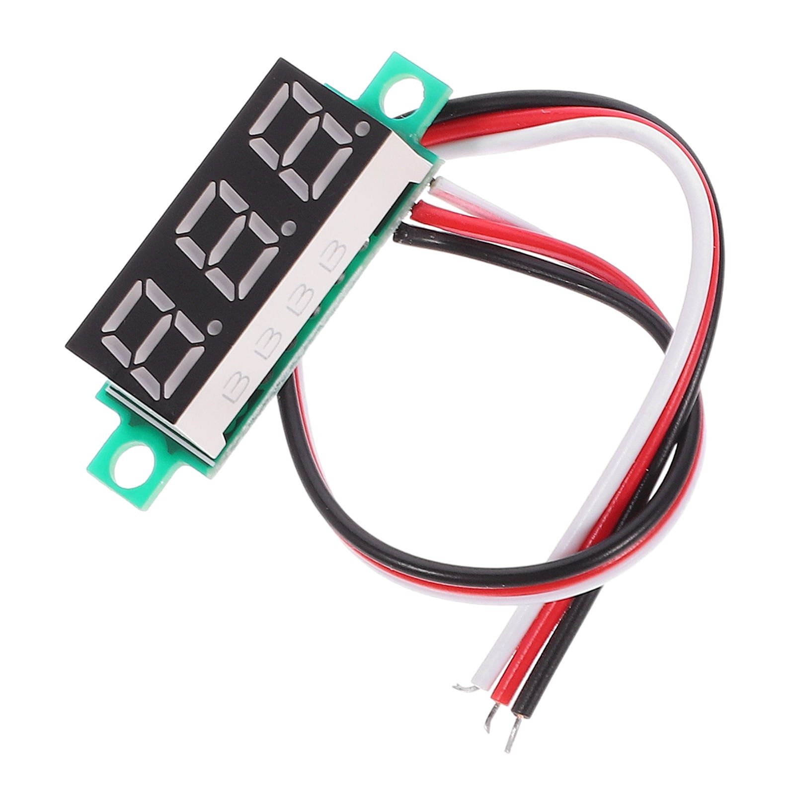 Masteelf 2pcs Accurate Micro Led Digital Voltmeter Board Module Dc4 30v 0 10a Voltmeter Monitor