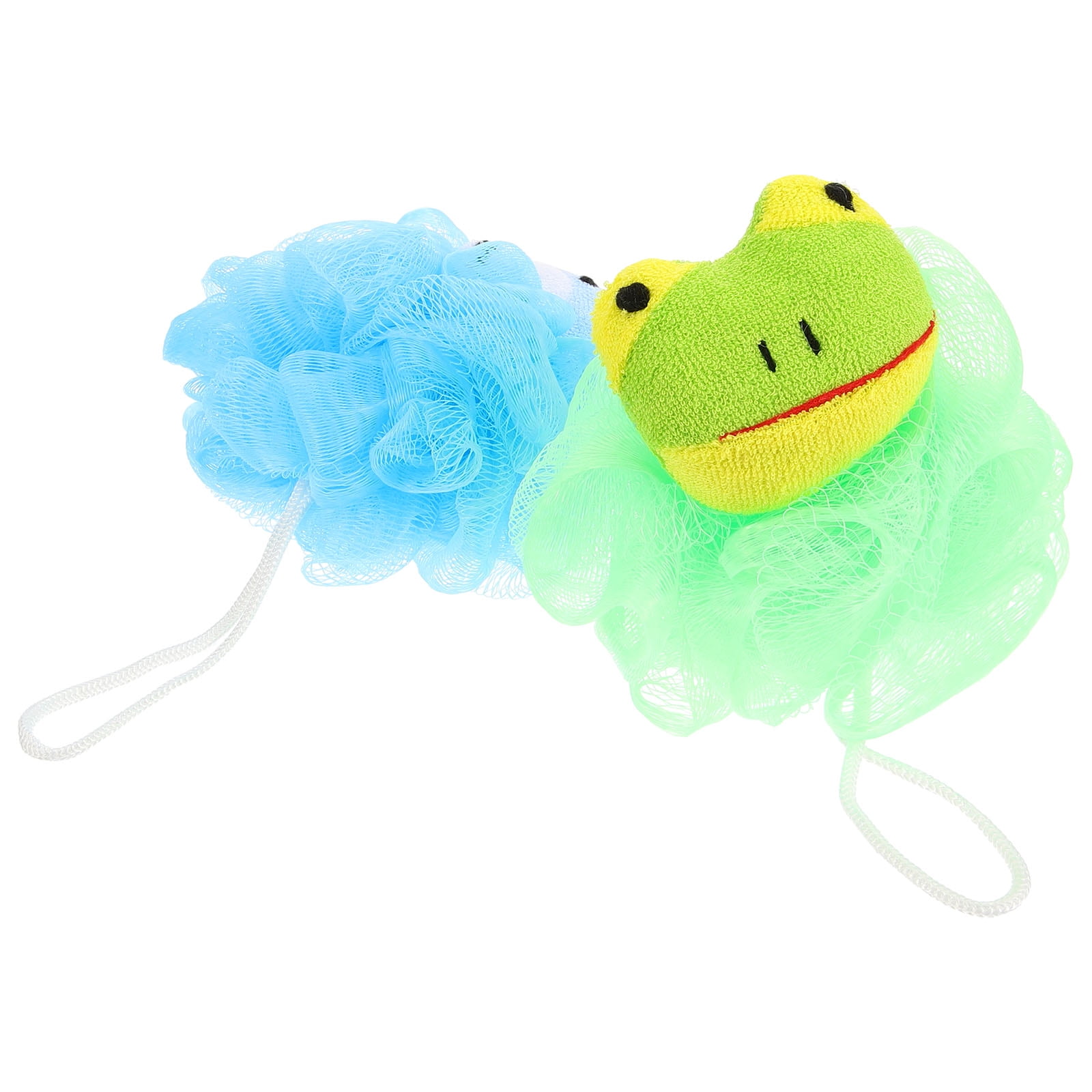 Masteelf 2pcs Adorable Cartoon Bath Sponge in Assorted Colors for Kids ...