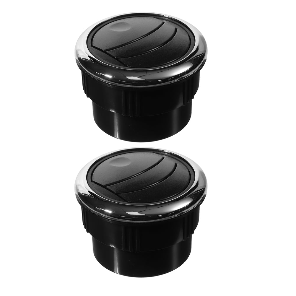 Masteelf 2pcs Air Duct Outlet Round Air Outlet Vent Louvered Dashboard ...