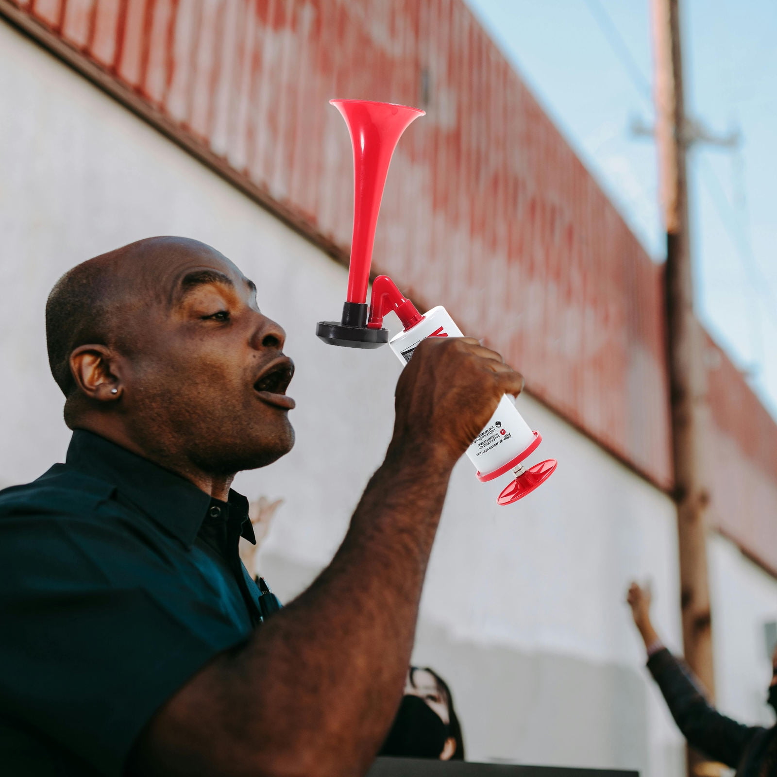 Masteelf 2-Pack Handheld Air Horn Canisters for Boat, Marine, Soccer ...