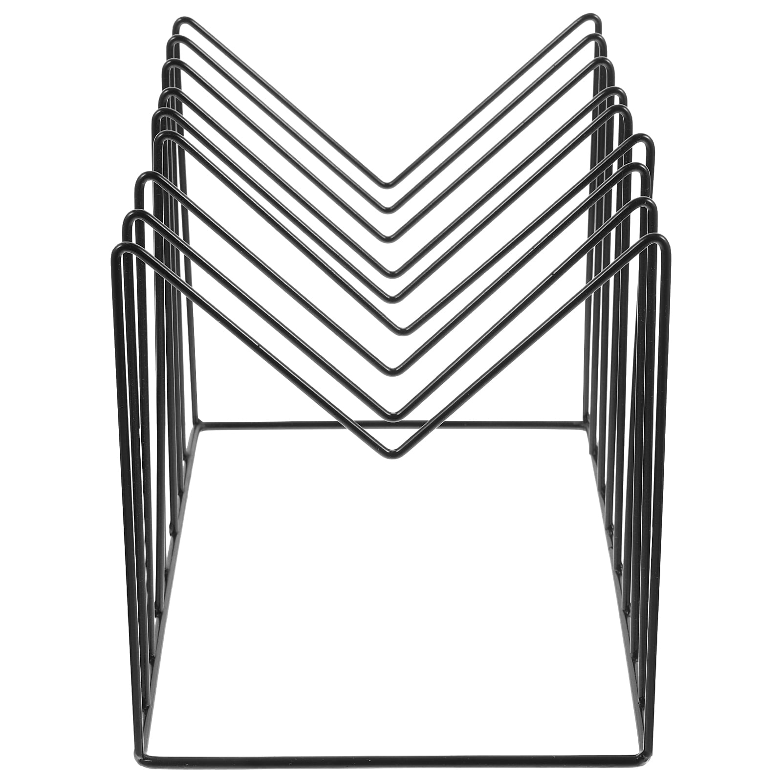 Masteelf 2pcs Album Record Holder Iron Newspaper Bookcase Wrought Iron ...