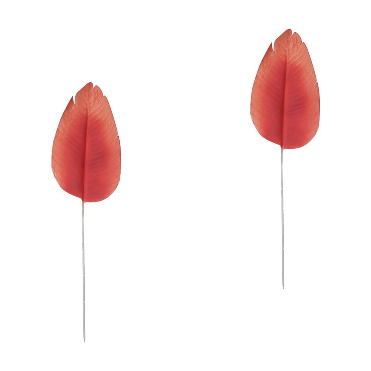 Masteelf 2pcs Artificial Banana Leaf Lifelike Canna Leaves Plant Leaf ...