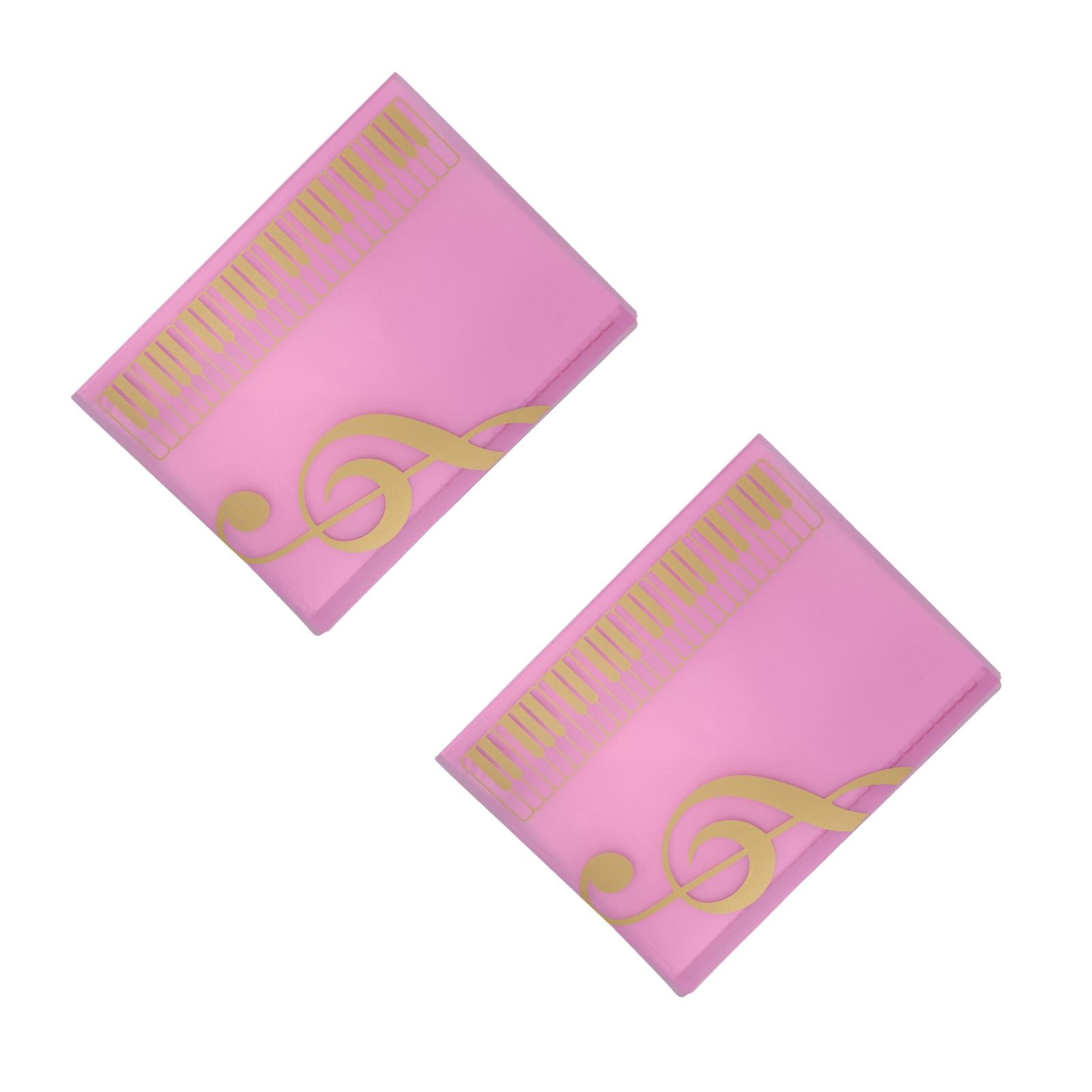 Masteelf 2pcs Band Flip Folder 80-Page A4 Music Sheet Folder With ...