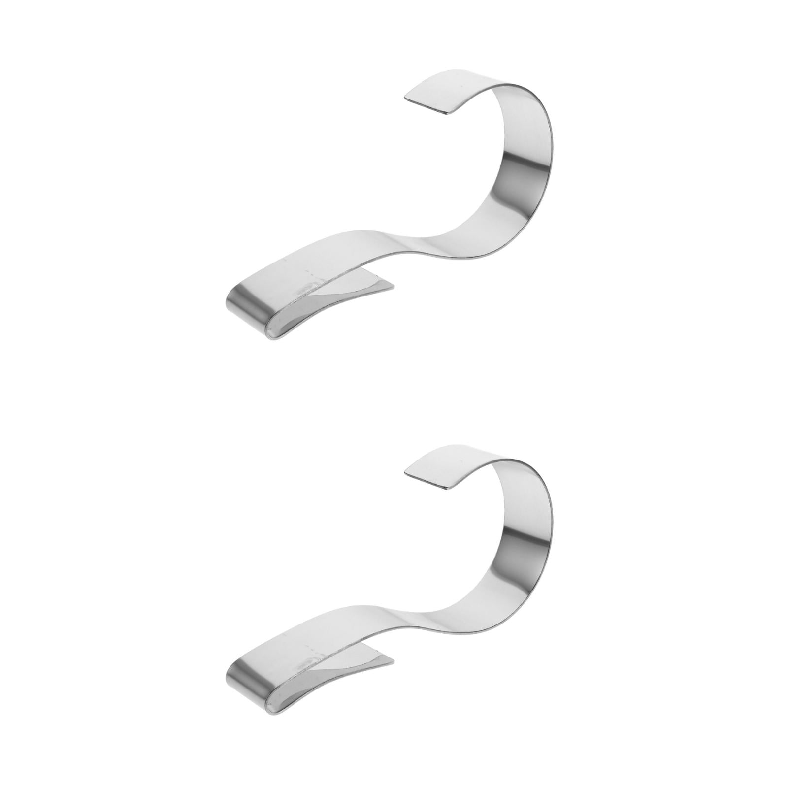 Masteelf 2pcs Belt Display Stand Stainless Steel S-Shaped Belt Racks ...